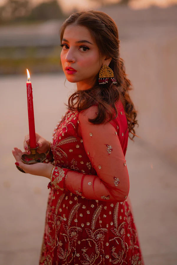 Luminous By Saad Shaikh Unstitched 4 Piece Embroidered Net Suit SSK23L – D & M COLLECTION AND ...