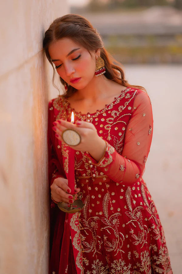 Luminous By Saad Shaikh Unstitched 4 Piece Embroidered Net Suit SSK23L – D & M COLLECTION AND ...