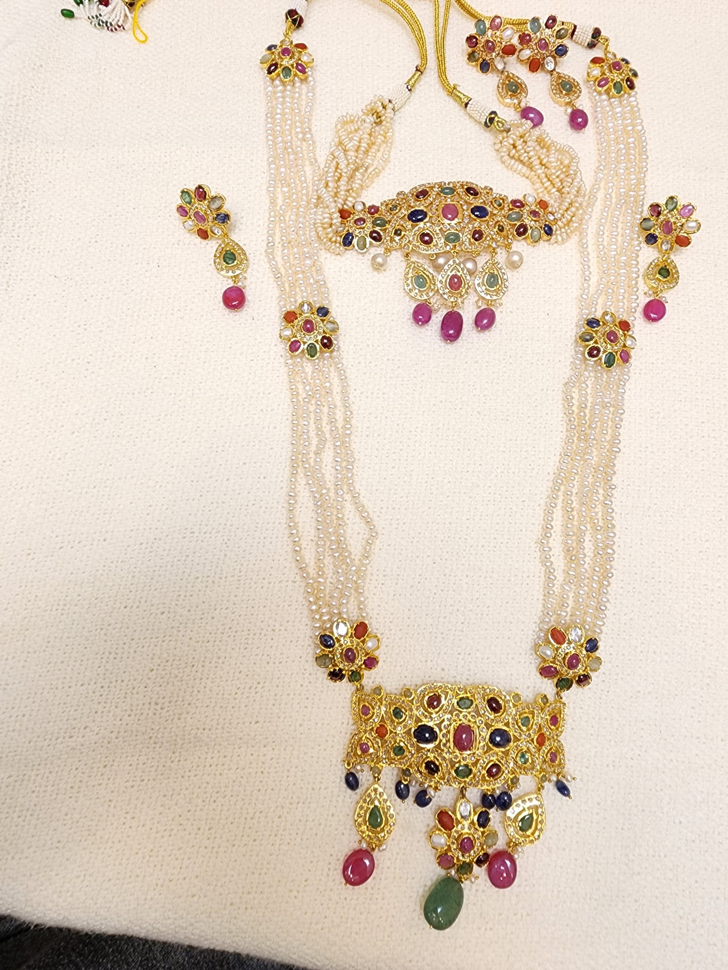 Made on 6 Carat Gold Made On Real Pearls, Real Nauratan S-73 – D & M ...